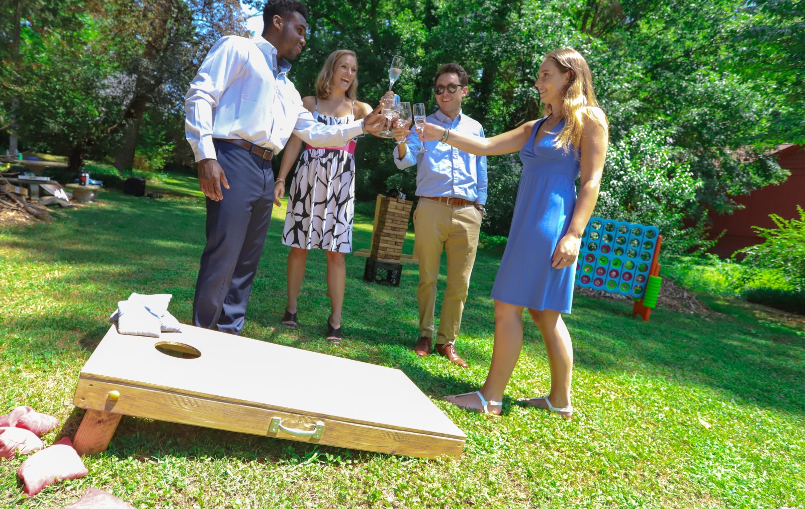 Yard Game Rentals in Philadelphia | Triangle Lawn Games